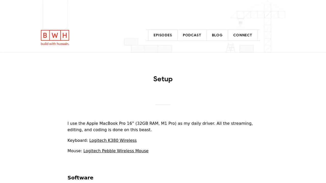 Setup - Build with Hussain
